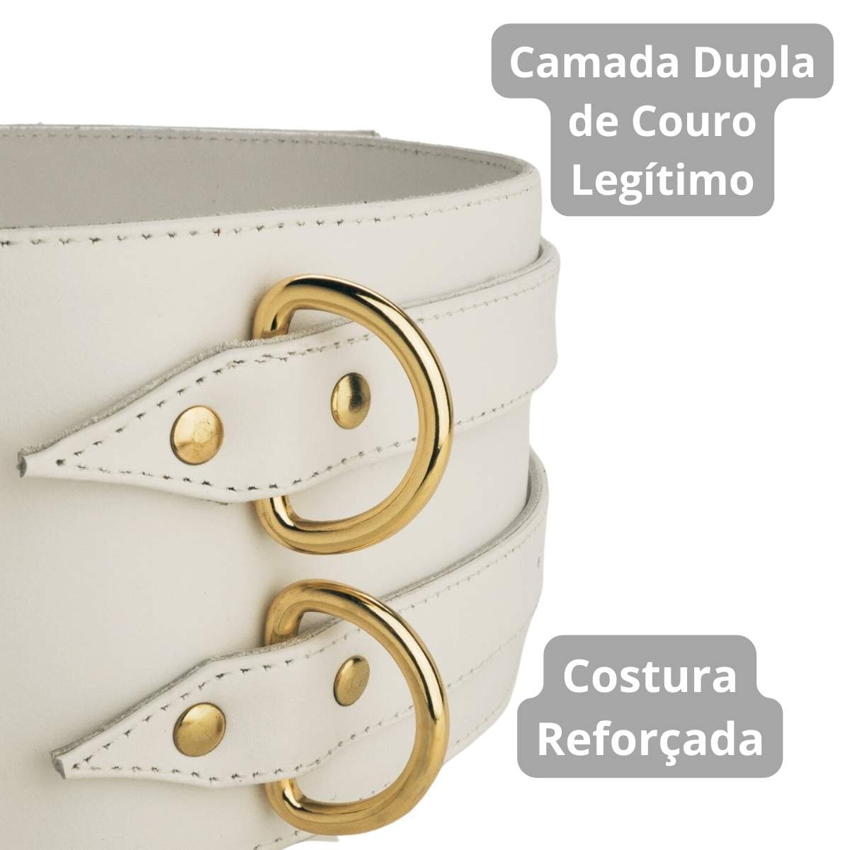 Cinto Corset de Couro branco o acessório perfeito para uma noite ...