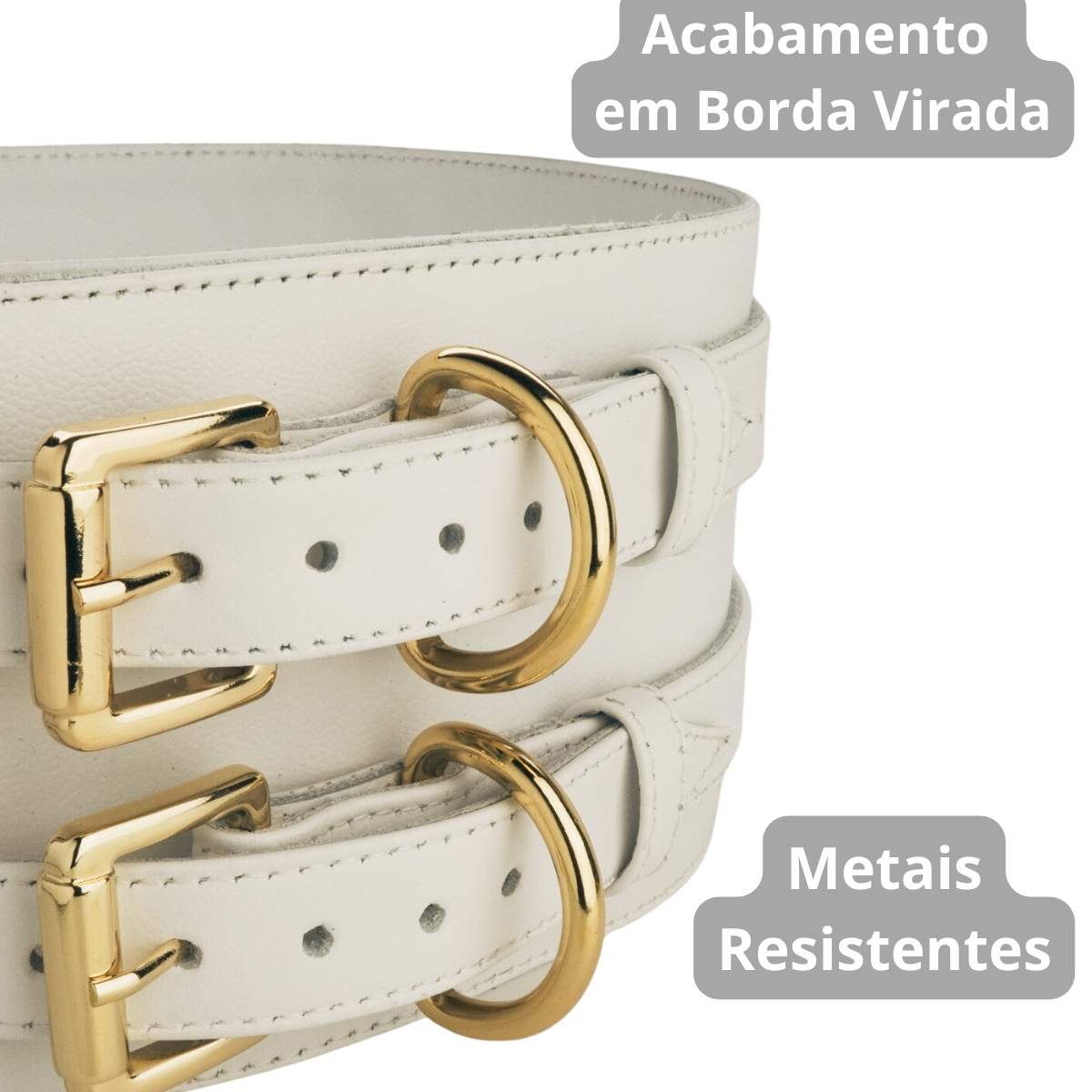 Cinto Corset de Couro branco o acessório perfeito para uma noite ...