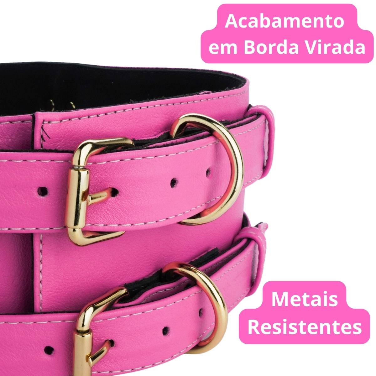 Cinto Corset de Couro Rosa (para Realçar a Sua Sensualidade e Desejo)