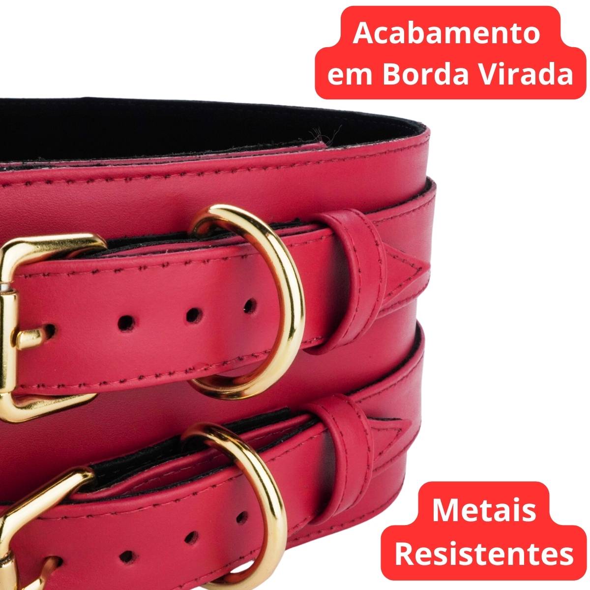 Cinto Corset de Couro Vermelho o acessório perfeito para uma noite ...